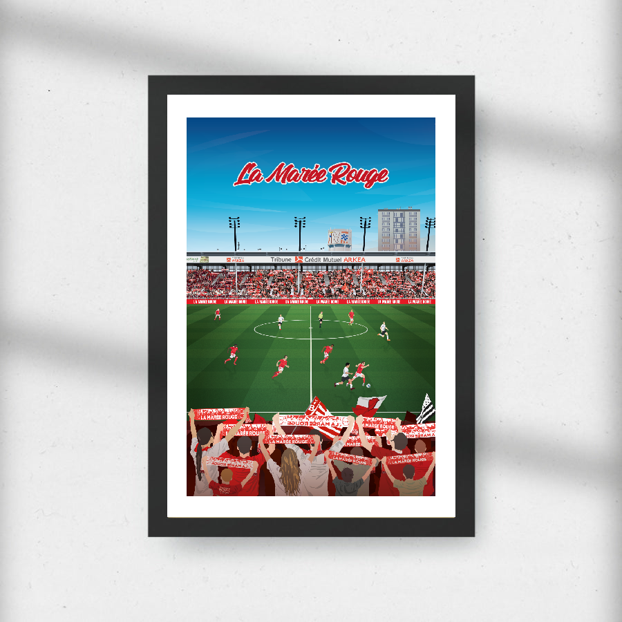 Affiche La Marée Rouge – Passionnément Brestois